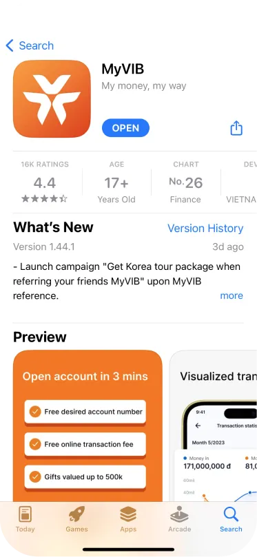 MyVIB 2.0 | VIB Bank